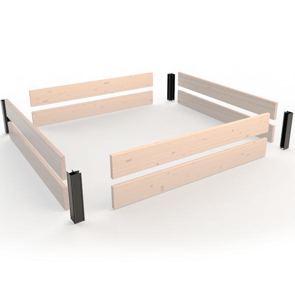Raised Garden Bed Kit, Customizable Planter Box | Korto Structures