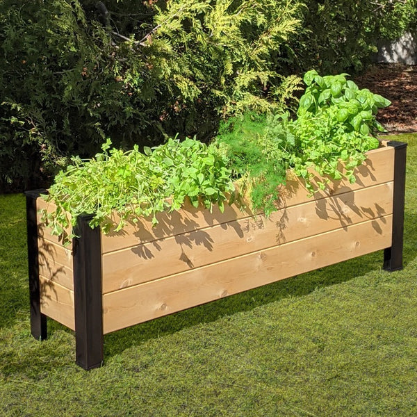 Customizable Urban Elevated Planter Box Kit 17 inch | Korto Structures