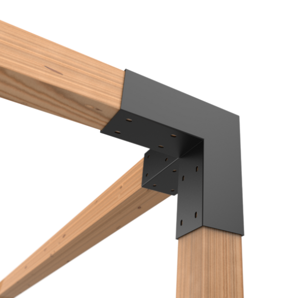 Pergola Corner Brackets for 4x4 post | Korto Structures