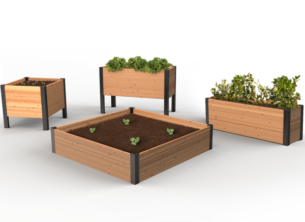 23-inch Customizable Wood Planter Box Kit | Korto Structures